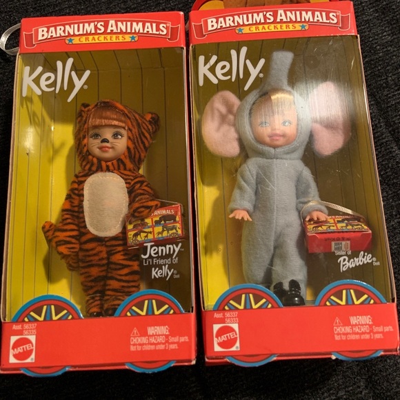 Mattel | Accessories | Mattel Barnum Animal Cracker Kelly Lil Friends Lot Of 2 Dolls | Poshmark